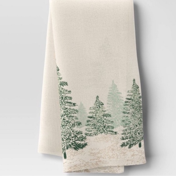 Threshold | Kitchen | Threshold Nwt Linen Blend Trees Kitchen Towels ...